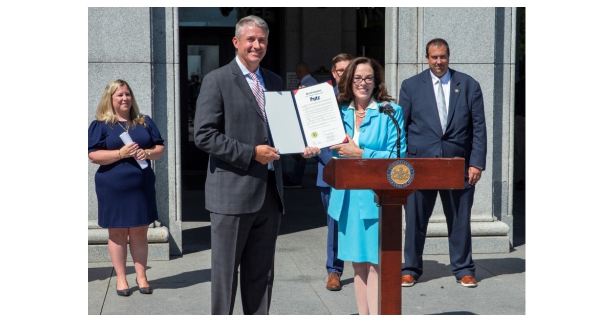 Utz Brands Is Recognized for Its 100 Year Anniversary by Pennsylvania’s ...