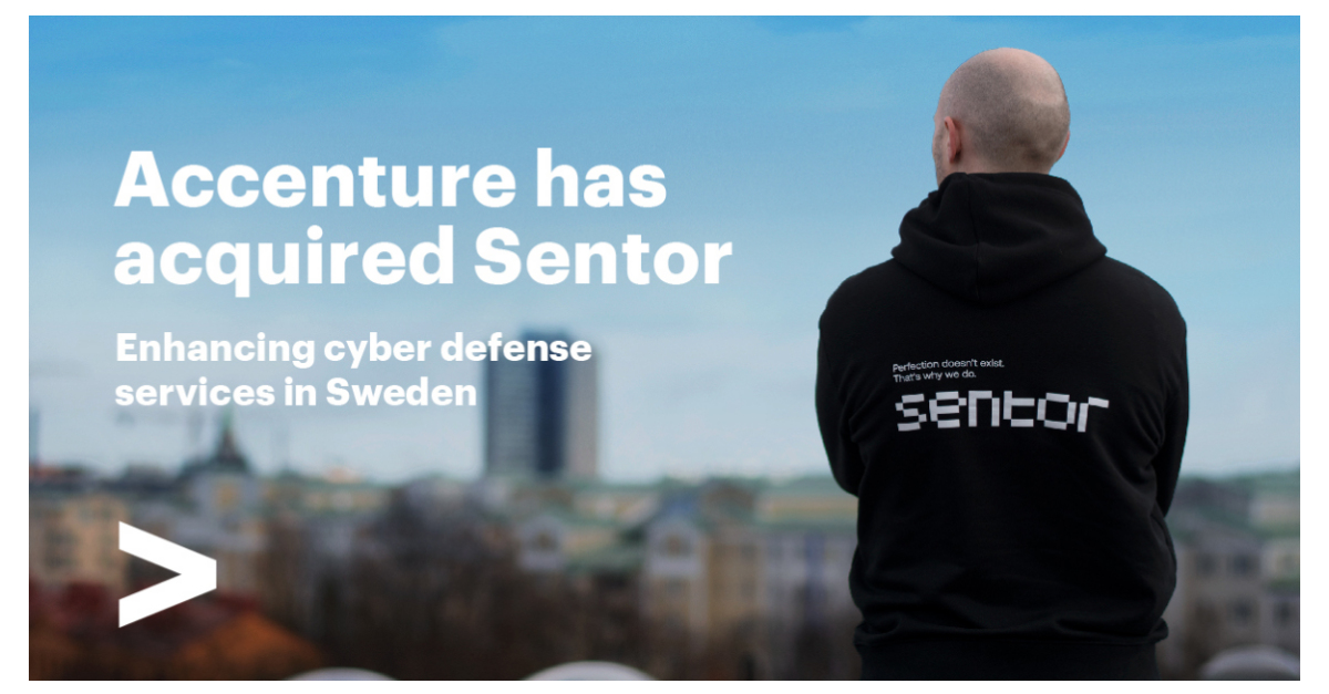 Accenture Acquires Sentor, Enhancing Its Cyber Defense and Managed ...