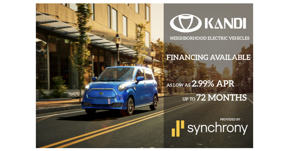 Kandi America Announces Retail Financing Options | Business Wire