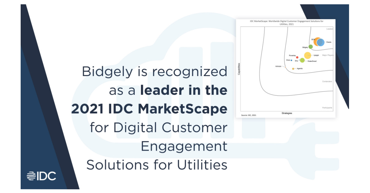 IDC MarketScape Names Bidgely a Leader in Worldwide Digital Customer ...