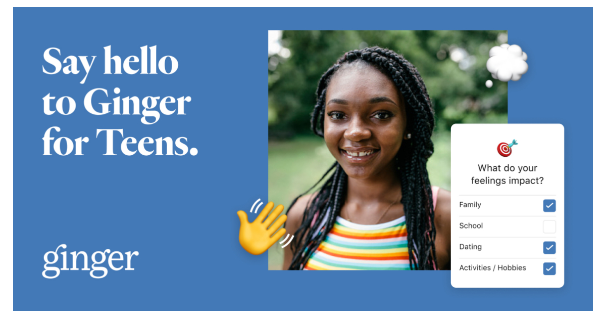 Ginger Announces On-Demand Mental Healthcare Access for Adolescents to ...