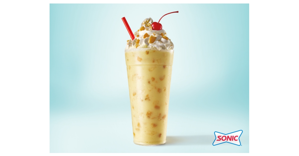 SONIC Takes Guests Back in Time With New Banana Pudding Shake ...