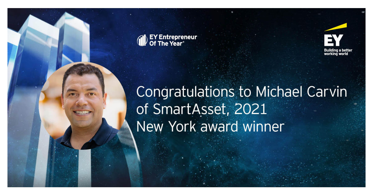 SmartAsset Co-Founder and CEO, Michael Carvin, Named EY Entrepreneur Of ...