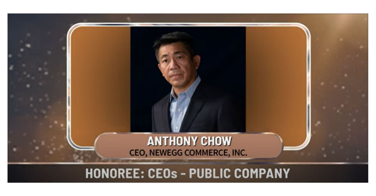 Newegg CEO Anthony Chow Receives the Los Angeles Times CEO Leadership ...