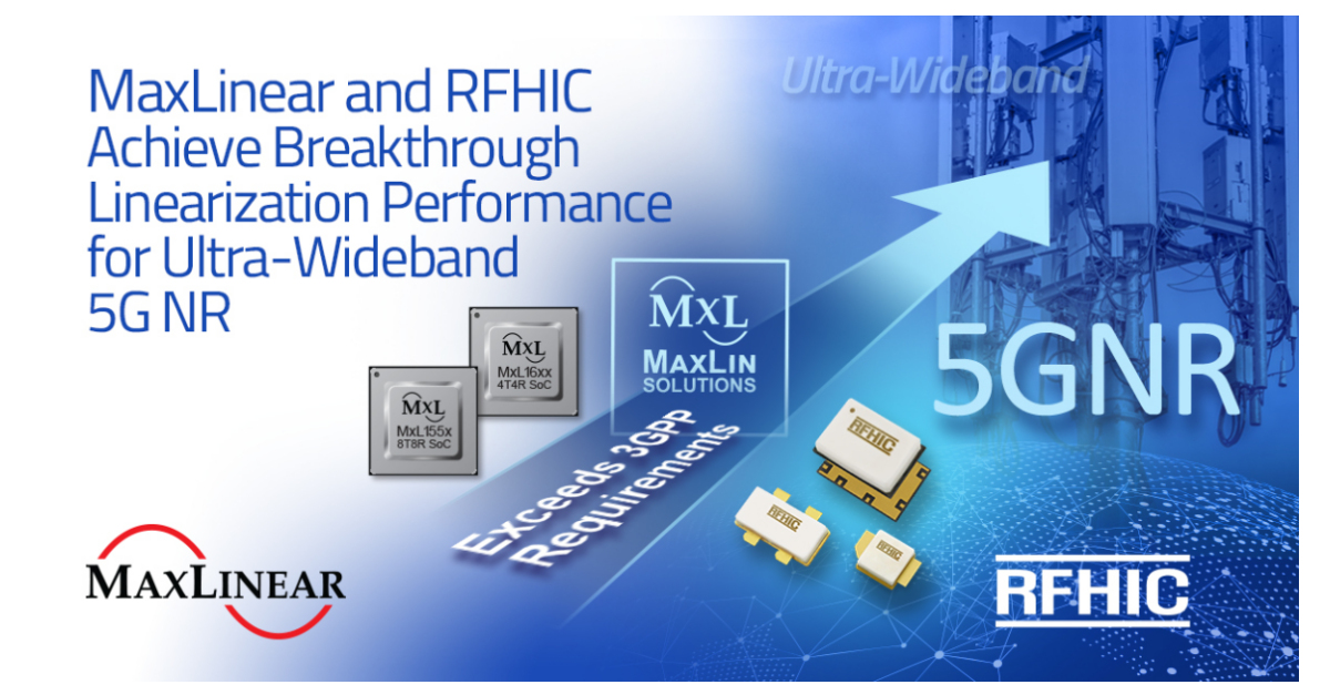 RFHIC and MaxLinear Achieve Breakthrough Linearization Performance for Ultra-Wideband 5G New ...
