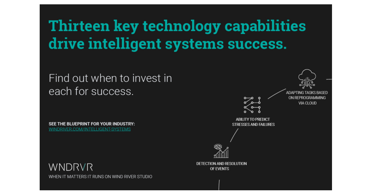 Wind River Research Finds an Intelligent Systems Approach on Track to ...