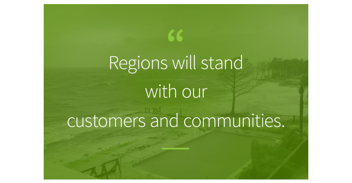 Disaster Relief. Community Support. Regions Bank and the Regions ...