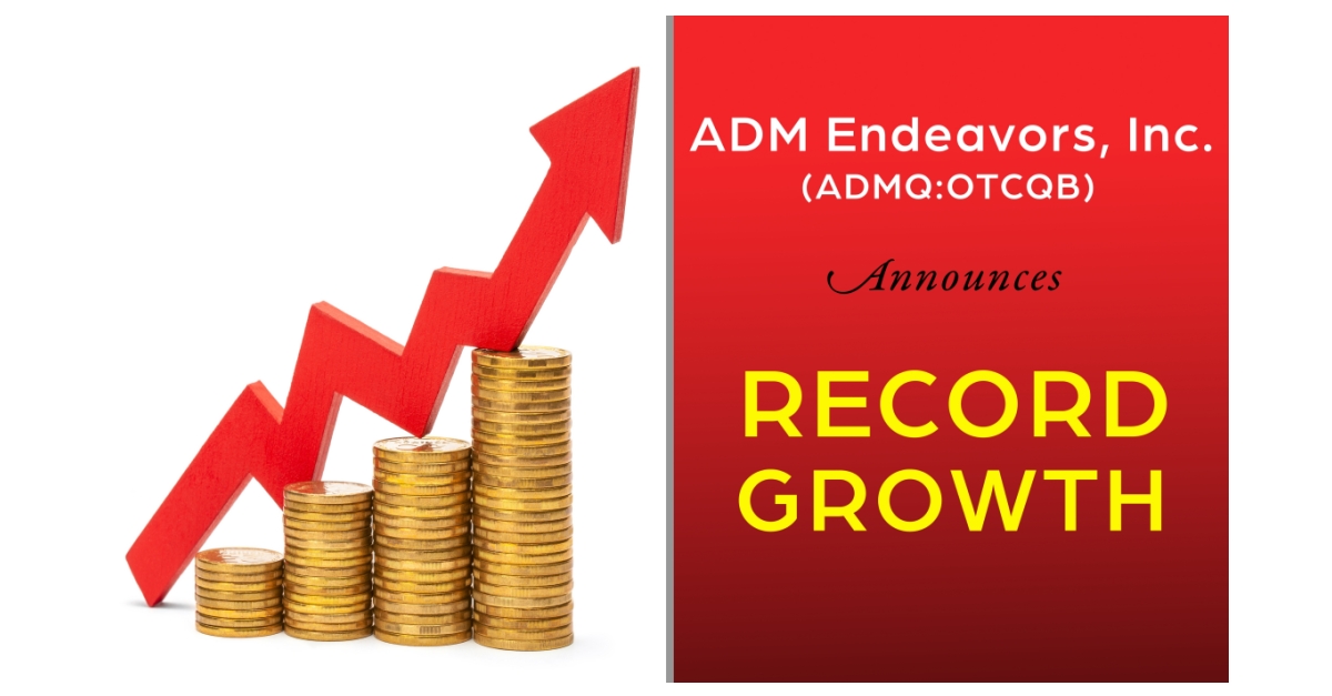 ADM Endeavors, Inc. (OTCQB:ADMQ) Announces Million $ Record | Business Wire