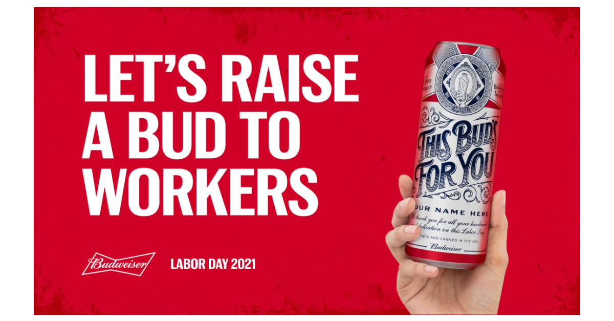 Upwork and Budweiser Unveil Limited-Edition Labor Day Cans | Business Wire