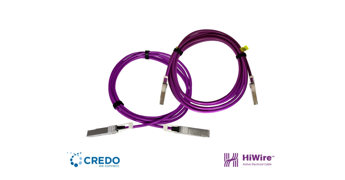 Credo Expands AEC (Active Electrical Cable) Family with Second Generation HiWire™ Low Power SPAN ...