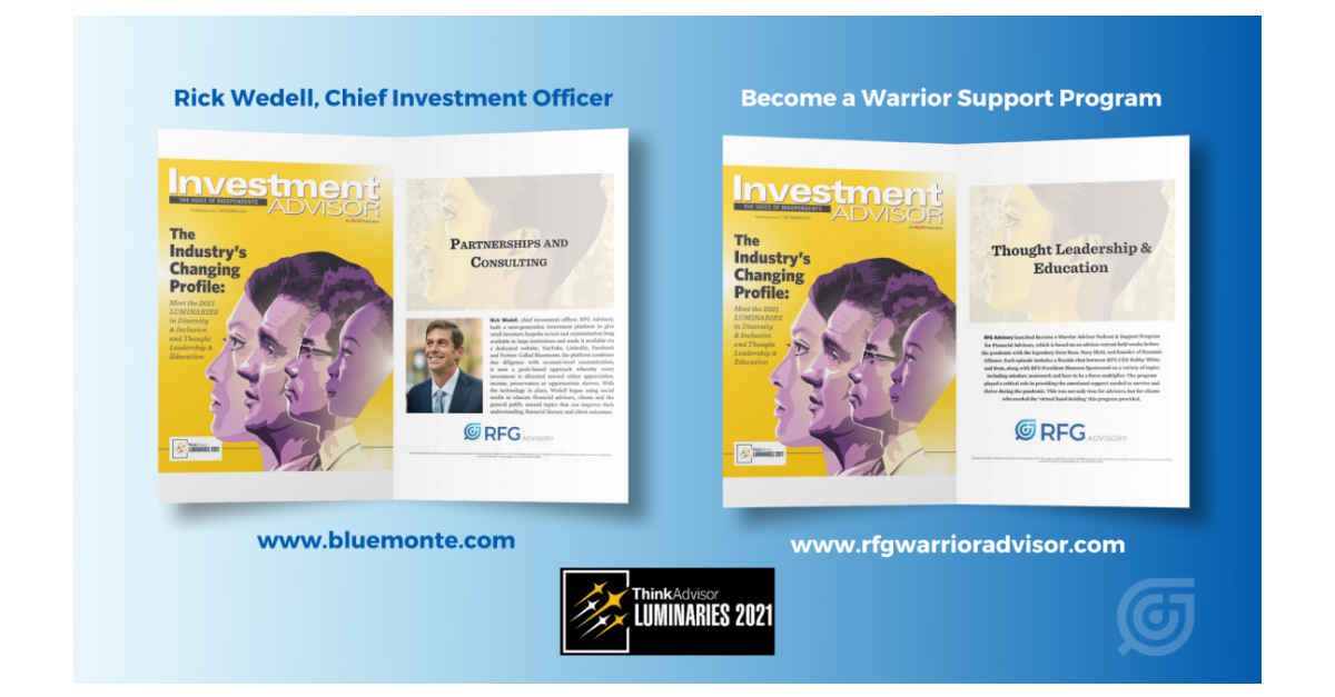 RFG Advisory Earns Dual Recognition for ThinkAdvisor LUMINARY Awards ...