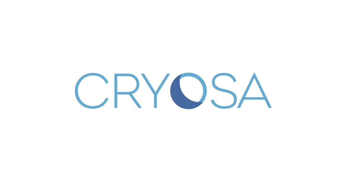 Cryosa Closes $21.5 Million Series B Funding Round to Advance Minimally ...