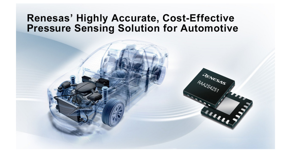Renesas Introduces Highly Accurate, Cost-Effective Pressure Sensing Solution for Automotive ...