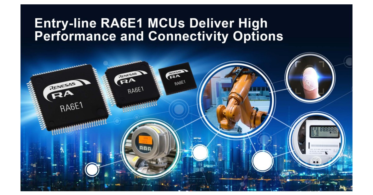 Renesas Introduces Industry’s Highest Performance Entry-Line MCUs | Business Wire