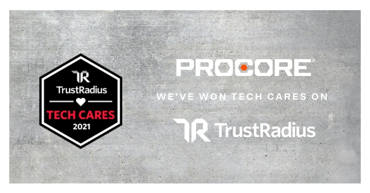 Procore Earns a 2021 Tech Cares Award From TrustRadius | Business Wire