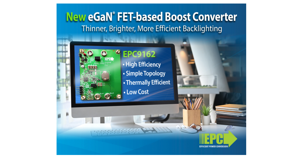 EPC’s 50 W, 12 V to 60 V eGaN® FET-based Boost Converter Provides an ...