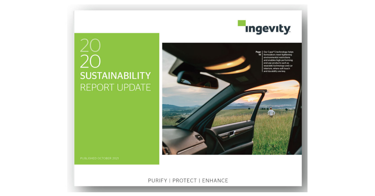 Ingevity publishes 2020 sustainability report update highlighting ...