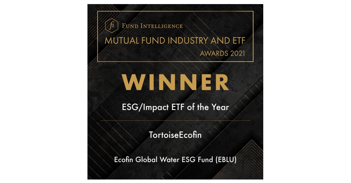 Ecofin Announces that EBLU Wins ESG/Impact ETF of the Year at 2021 ...