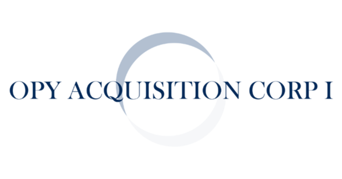 OPY Acquisition Corp. I Announces Launch of $100 Million Initial Public ...