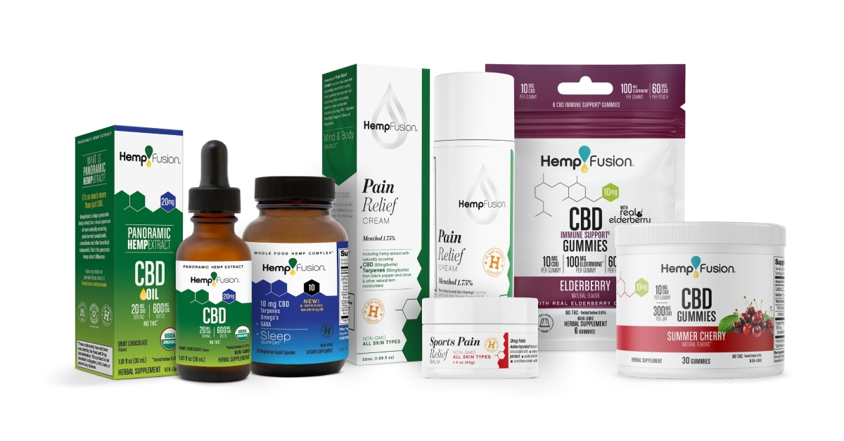 HempFusion Launches Ingestible and Topical CBD Products into Major ...