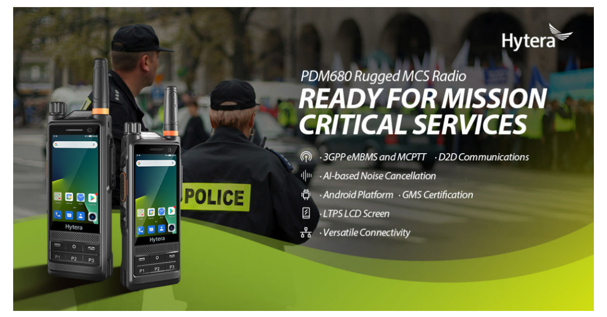 Hytera Launches Rugged MCS Radio PDM680 to Empower Public Safety’s In-Depth Digital ...