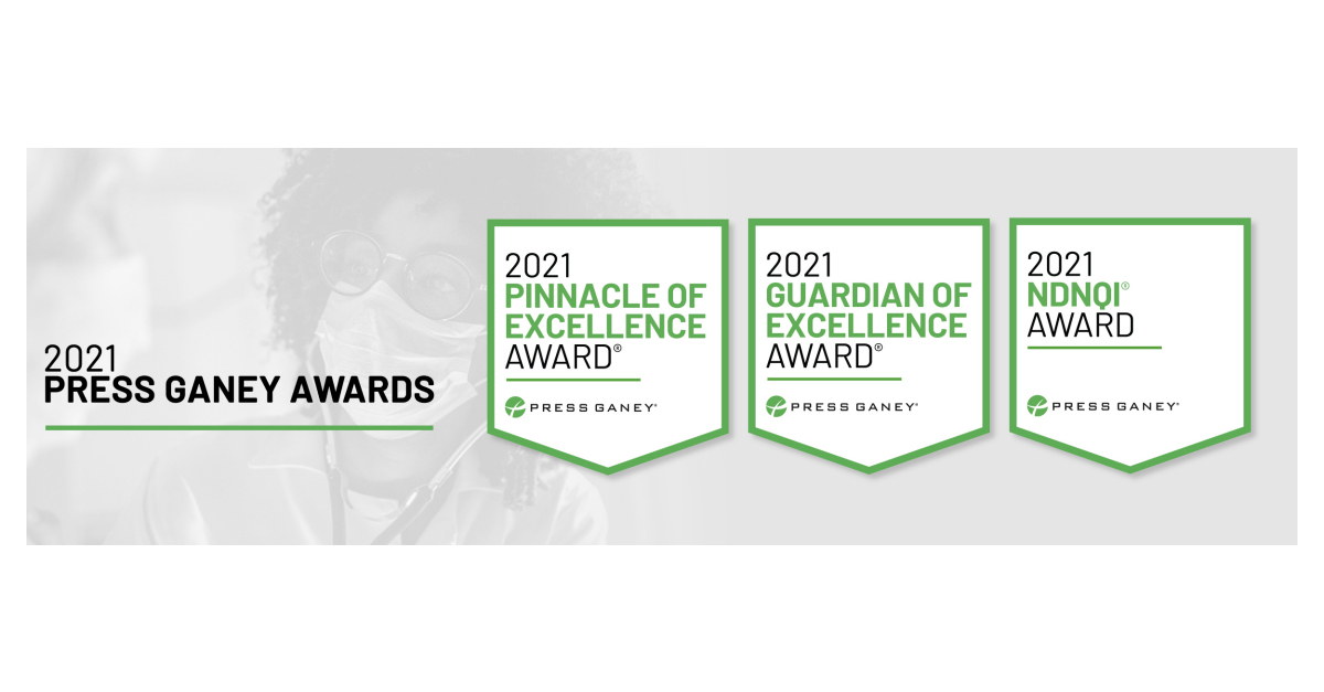 Press Ganey Announces 2021 Guardian of Excellence Award®, Pinnacle of ...