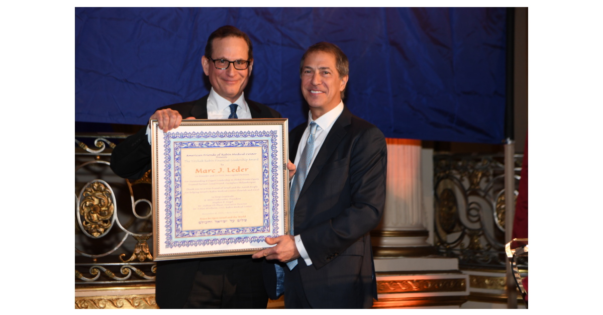 Sun Capital Partners Co-CEO Marc J. Leder Receives Prestigious Yitzhak ...