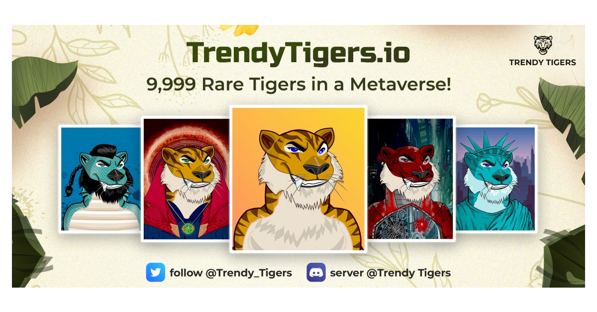 Trendy Tigers NFT Launches Jungleverse - Integrates Meta and Real World ...