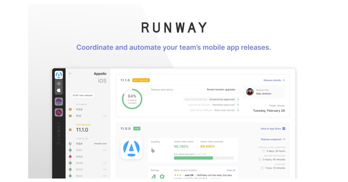 Runway Raises $2.1M to Scale Autopilot for Mobile App Releases, Opens ...