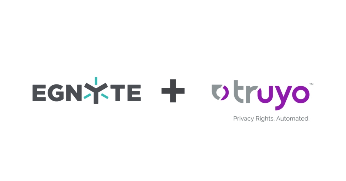 Truyo and Egnyte Launch COVID-Related Health Data Collection and ...
