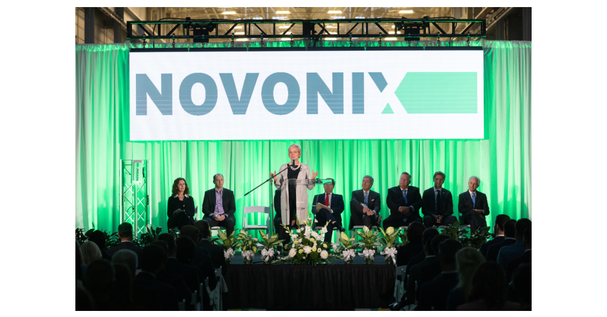 U.S. Secretary of Energy and Officials Celebrate New NOVONIX Facility ...