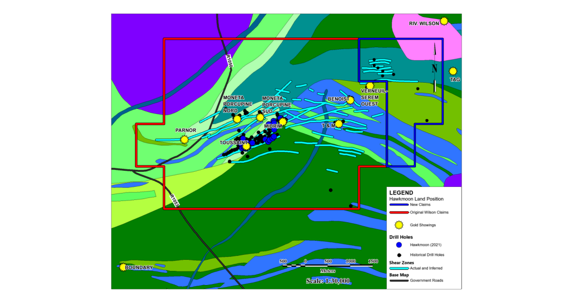 Hawkmoon Enters Into Option Agreement to Acquire Claims Contiguous to ...