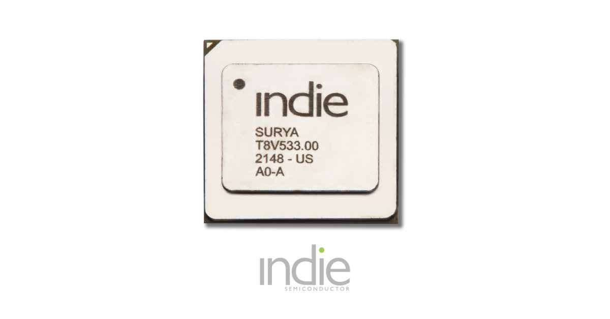 indie Semiconductor Launches Highly Integrated Surya™ LiDAR SoC ...