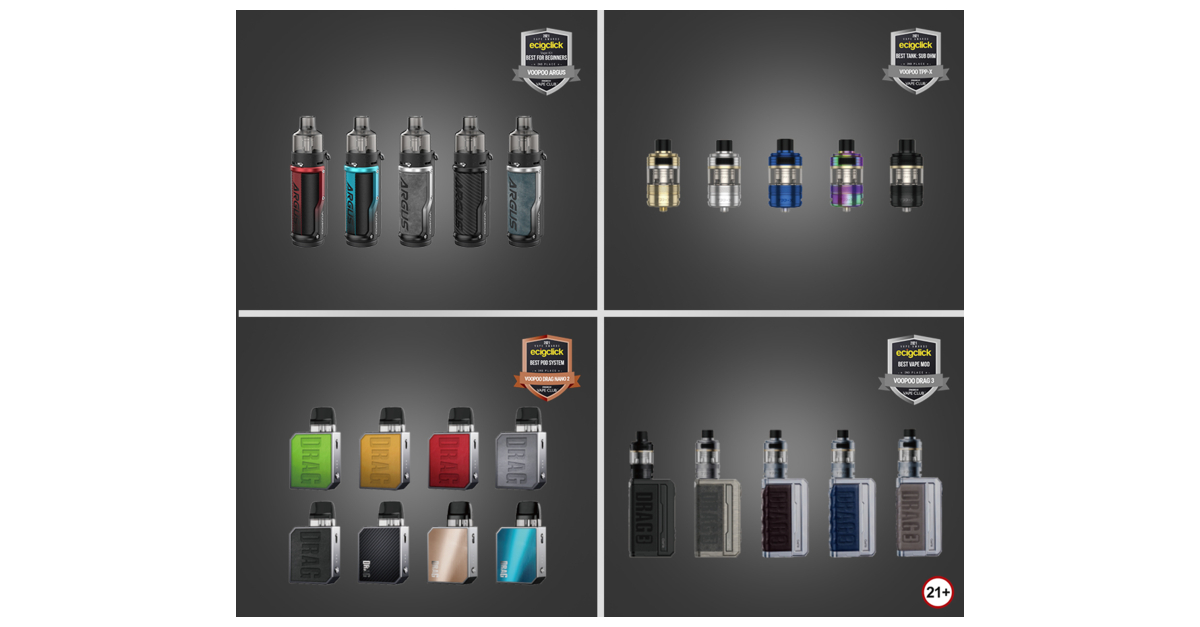 VOOPOO連續兩屆榮獲「全球最佳VAPE品牌」 | Business Wire