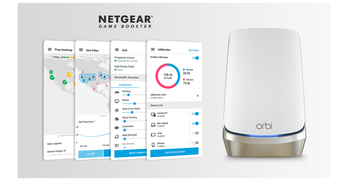 NETGEAR Gives Gamers a Winning Edge With New Game Booster Service ...