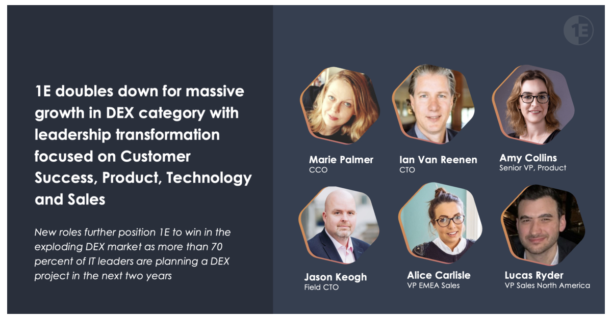 1EがDEXカテゴリーの大幅な成長に向けて活動を強化し、カスタマーサクセス、製品、技術、販売に焦点を当てて経営陣を改革 | Business Wire