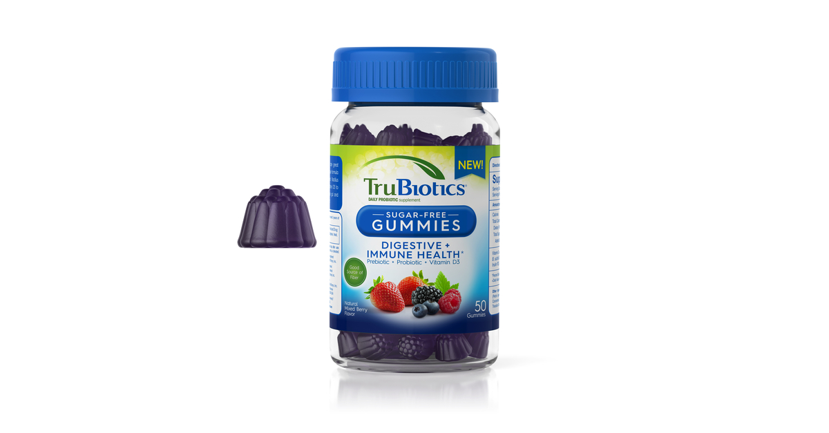 TruBiotics® Introduces New Naturally Sugar-Free Probiotic Gummy ...