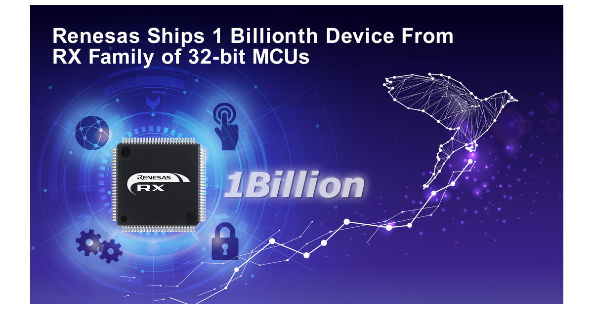 Renesas Ships 1 Billionth Device From RX Family of 32-bit ...