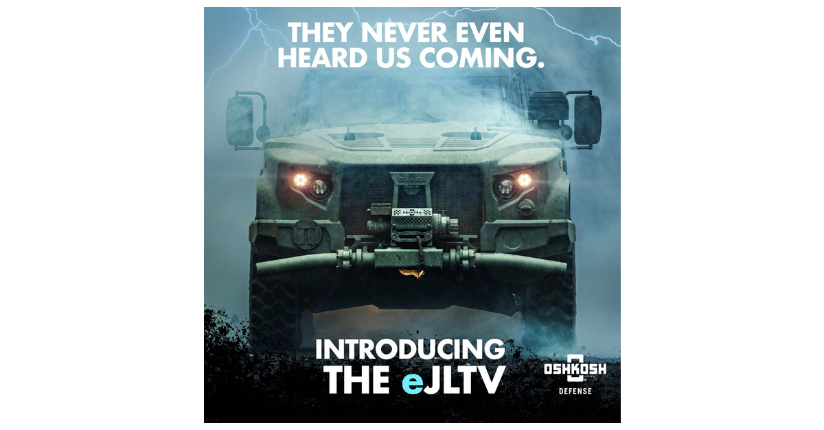 Oshkosh Defense Unveils First-Ever Silent Drive Hybrid Electric JLTV ...