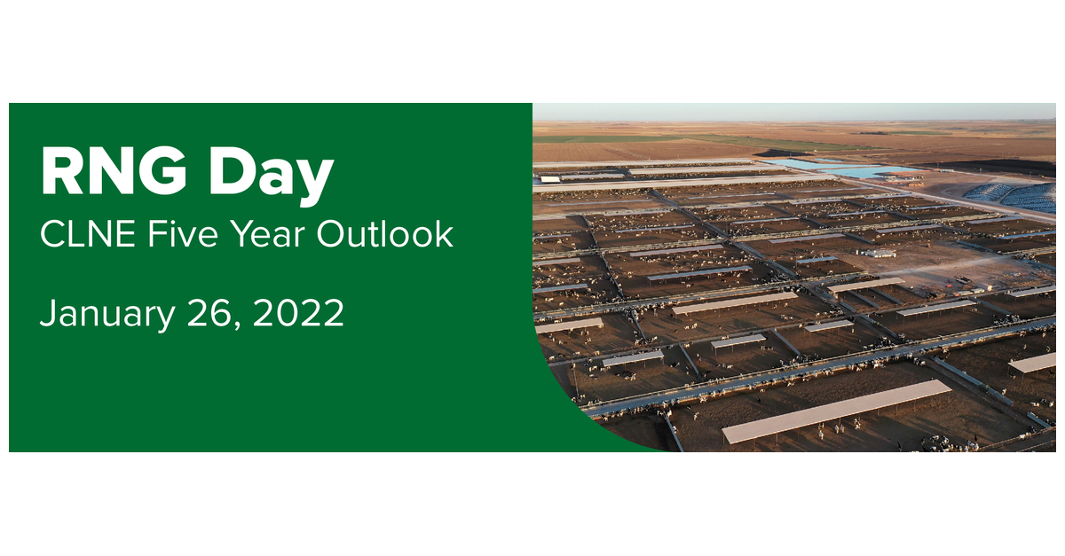 Clean Energy ‘RNG Day’ Investor Presentation Details Five-year ...