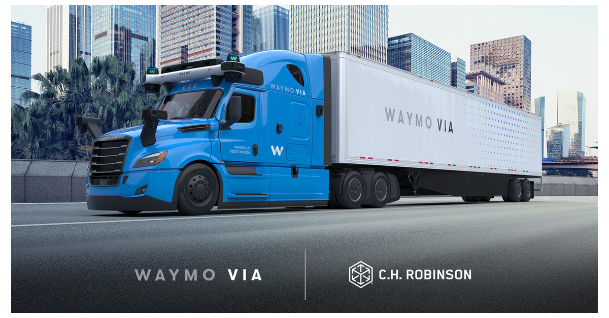 C.H. Robinson and Waymo Via Enter Strategic Partnership to Advance ...