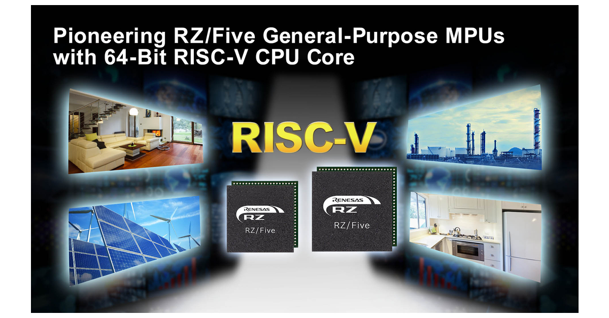 Renesas Pioneers RISC-V Technology With RZ/Five General-Purpose MPUs ...