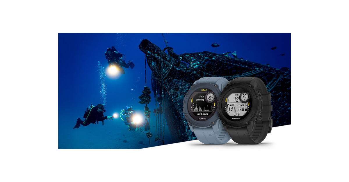 Descent G1 joins Garmin's popular dive computer series featuring new ...
