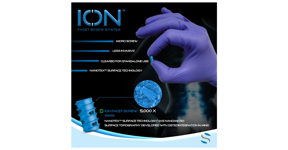 SurGenTec Launches ION Screw, Smallest Posterior Spinal Fixation ...