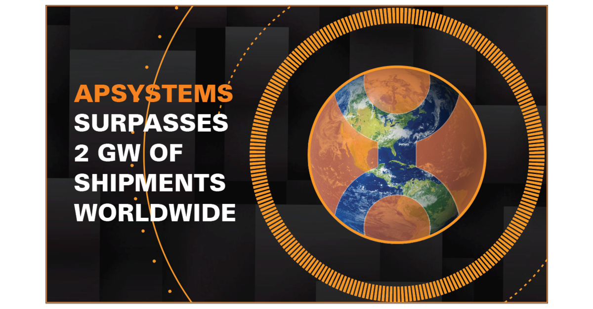 APsystems Surpasses 2 GW of Shipments Worldwide | Business Wire