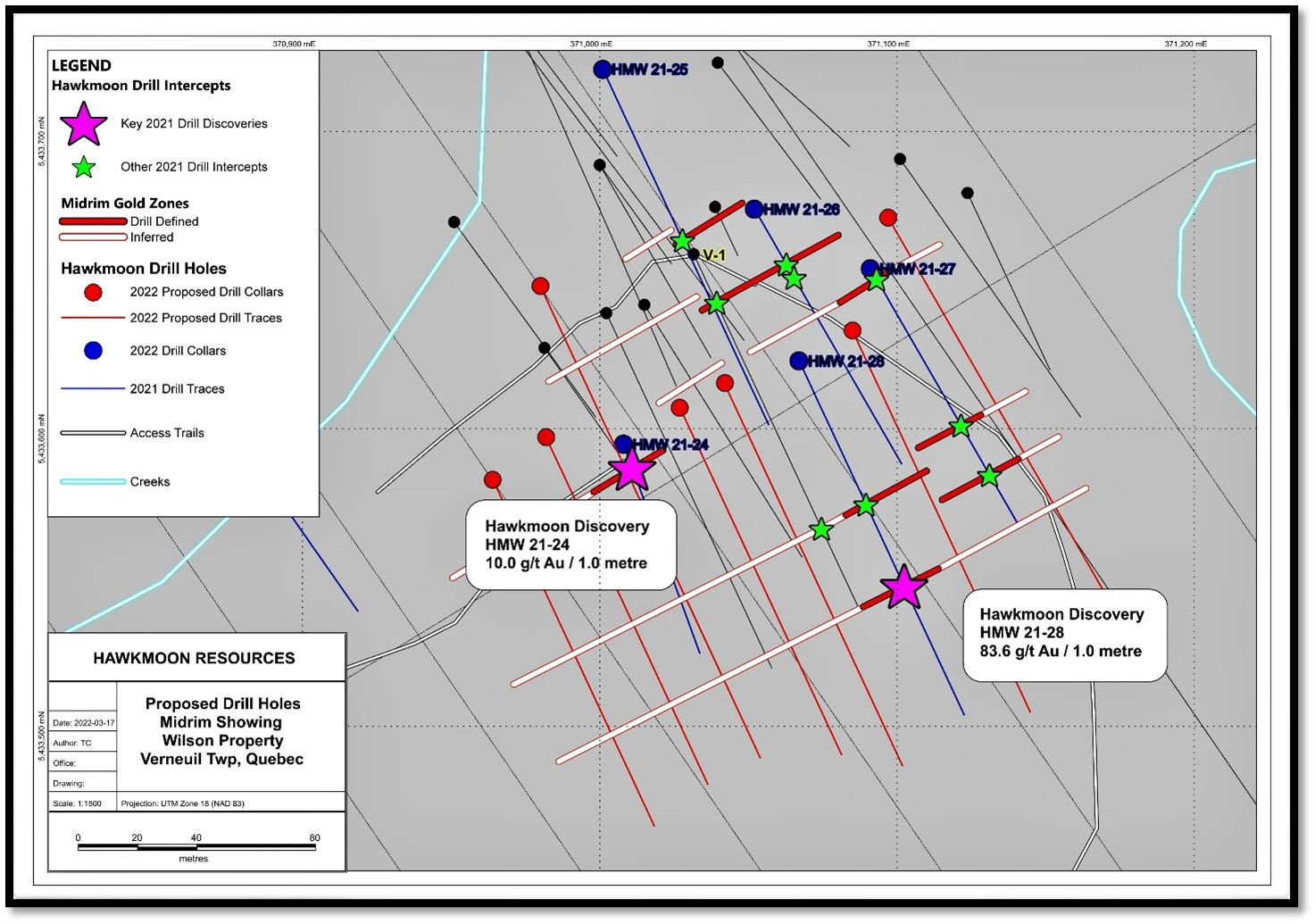 Hawkmoon Announces 2022 Cost Projections and Permits for Wilson ...