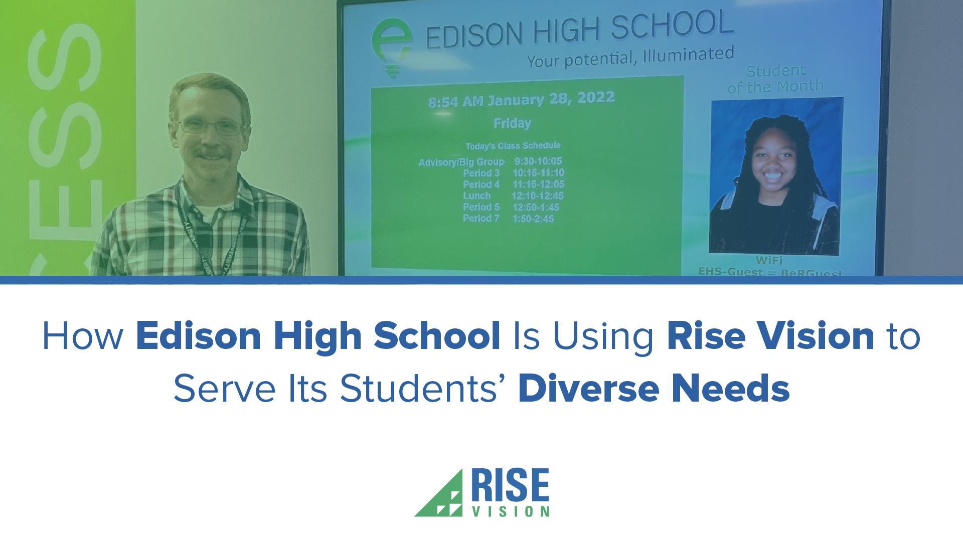 Case Study: How Edison High School Is Using Rise Vision to Serve Its ...
