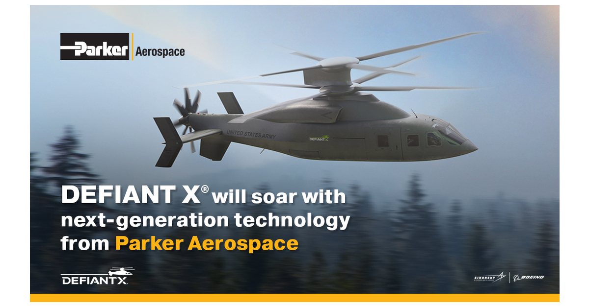 Parker Aerospace Selected by Sikorsky-Boeing for DEFIANT X FLRAA ...