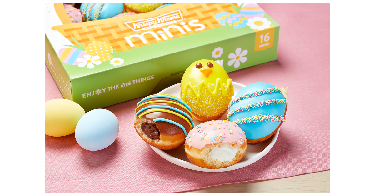 KRISPY KREME® Celebrates Spring with First-Ever Mini ‘Egg’ Doughnuts ...