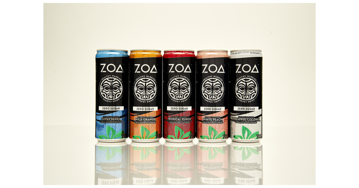 ZOA Energy Expands its Product Lineup With 12 Ounce Cans | Business Wire